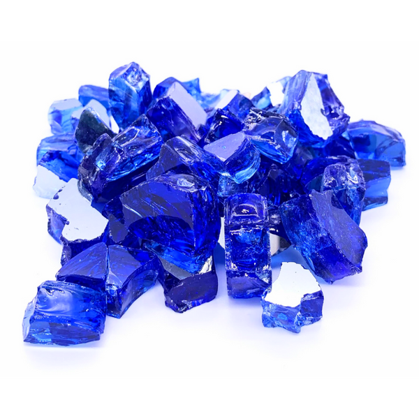 Dark Blue Glass Rocks – The Gardens Nursery