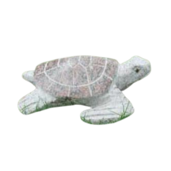 Red Granite Sea Turtle Sculpture 10" or 18" size – The Gardens Nursery